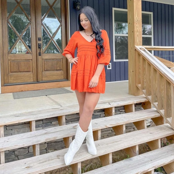 Dresses | Orange Dress | Poshmark